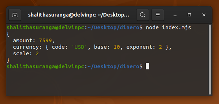 Store And Retrieve Precise Monetary Values In Javascript With Dinerojs Logrocket Blog 3195