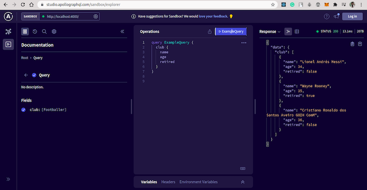 Intro to Apollo Server 3 and Apollo Sandbox - LogRocket Blog