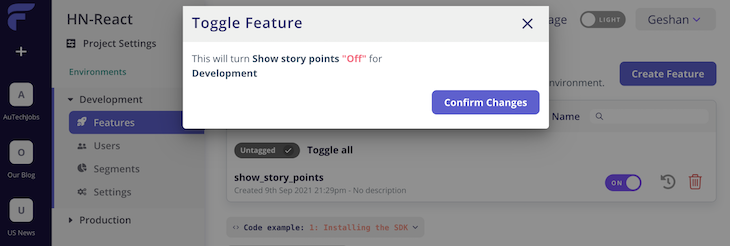 How To Implement Feature Flags In React Logrocket Blog