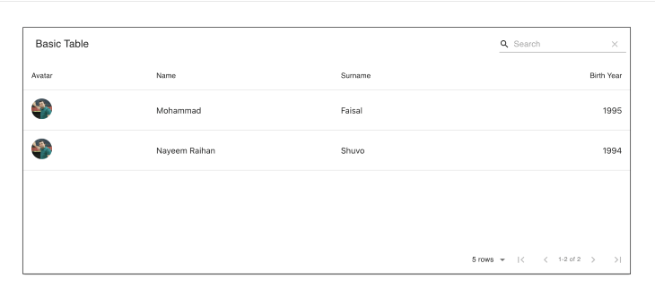 Using Material Table In React To Build Feature Rich Data Tables Logrocket Blog
