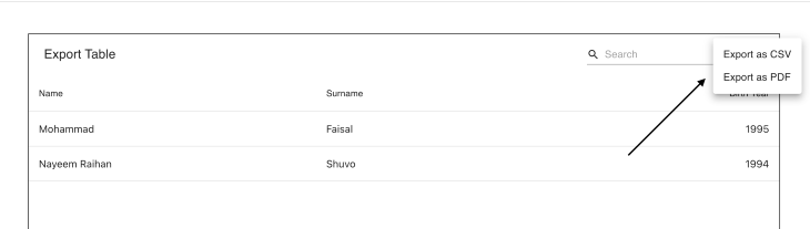 Using Material Table In React To Build Feature Rich Data Tables Logrocket Blog