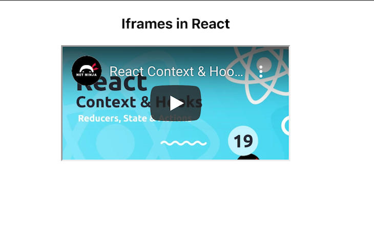 Best Practices For React Iframes Logrocket Blog