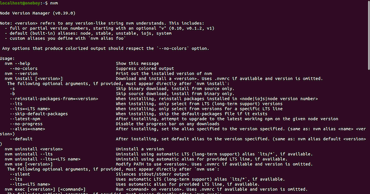 How to switch Node.js versions with NVM - LogRocket Blog