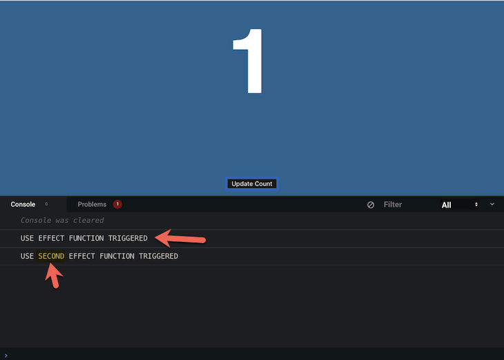 React useLayoutEffect vs. useEffect Hooks with examples - LogRocket Blog