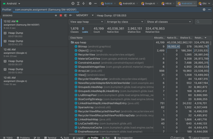 Optimizing your app with Android Profiler - LogRocket Blog