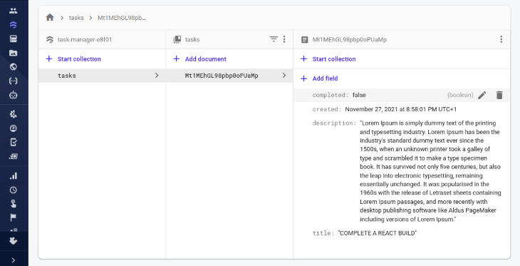 Build A Crud Application In React With Firebase Web Sdk V9 Logrocket Blog 8009