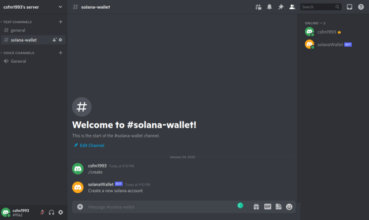 How to build a Solana Discord wallet with Python - LogRocket Blog