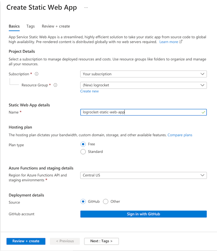 Working With Azure Static Web Apps A Netlify Alternative Logrocket Blog 2274