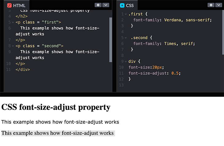 CSS font-size-adjust: How to auto-adjust your font size - LogRocket Blog