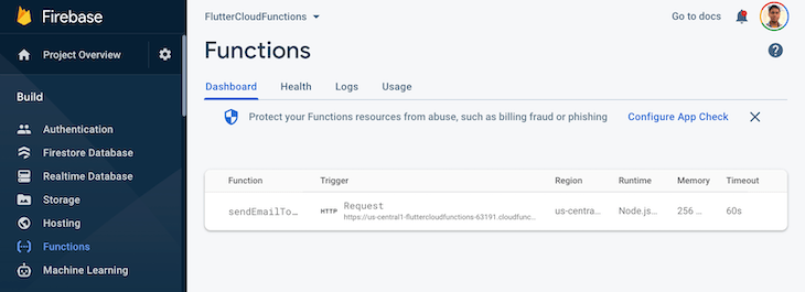 Run Backend Tasks In Flutter Using Cloud Functions Logrocket Blog