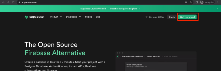 Working with Supabase Studio - LogRocket Blog