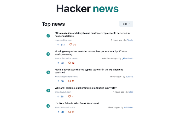 Hacker News client with Chakra UI and Next.js - LogRocket Blog
