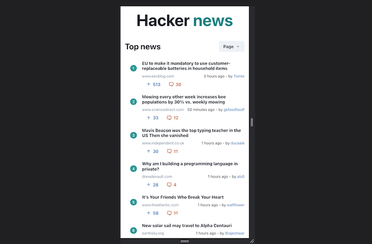Hacker News client with Chakra UI and Next.js - LogRocket Blog