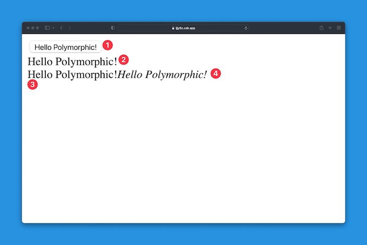Build Strongly Typed Polymorphic Components With React And Typescript Logrocket Blog