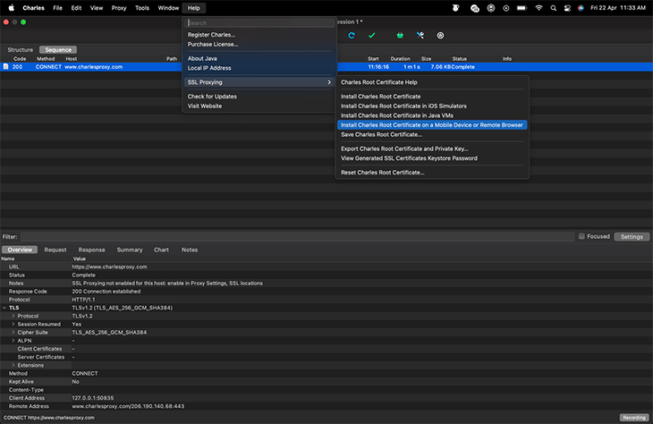 Test And Debug Android Apps Like A Pro With Charles Web Proxy Logrocket Blog