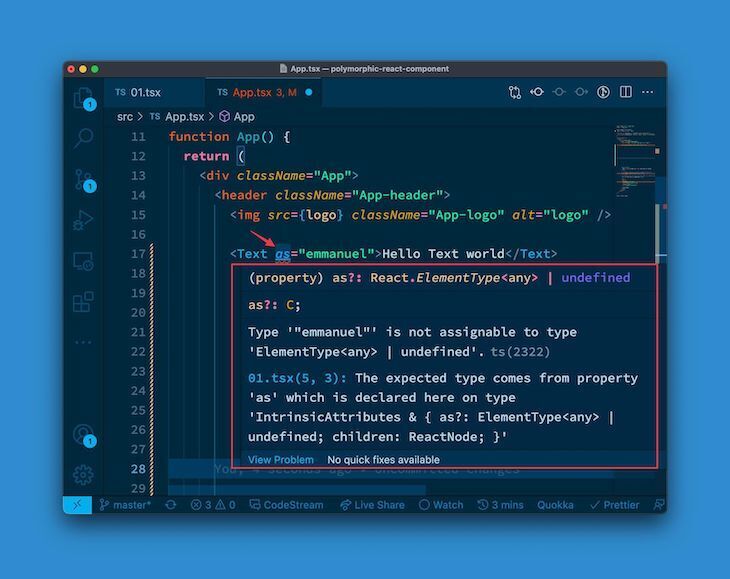 Build strongly typed polymorphic components with React and TypeScript ...