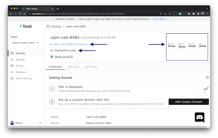 How to build a DApp and host it on IPFS using Fleek - LogRocket Blog