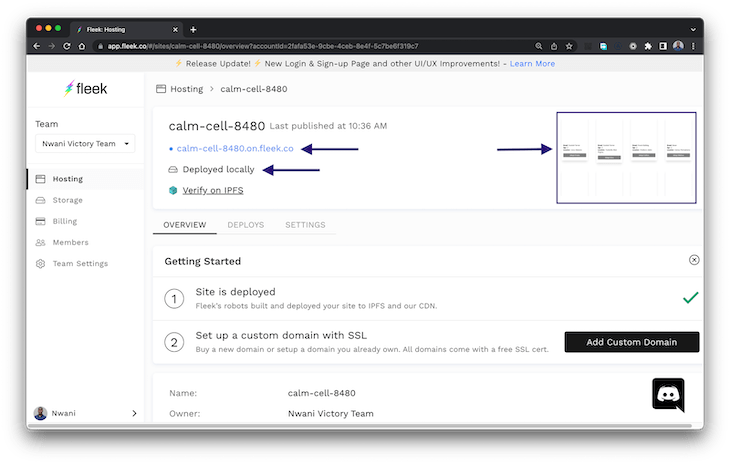 How to build a DApp and host it on IPFS using Fleek - LogRocket Blog