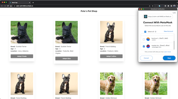 How to build a DApp and host it on IPFS using Fleek - LogRocket Blog