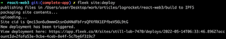 How To Build A Dapp And Host It On Ipfs Using Fleek Logrocket Blog 