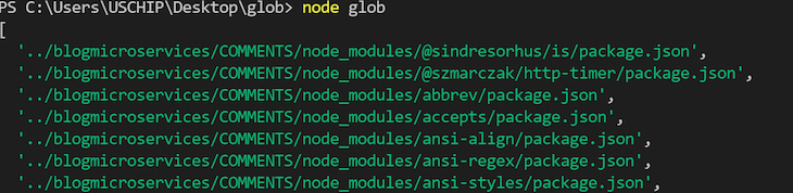 Understanding the glob pattern in Node.js - LogRocket Blog