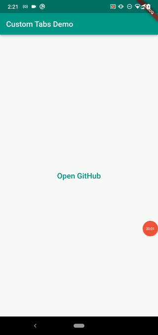 Using custom Chrome tabs in Flutter with the flutter_custom_tabs plugin ...