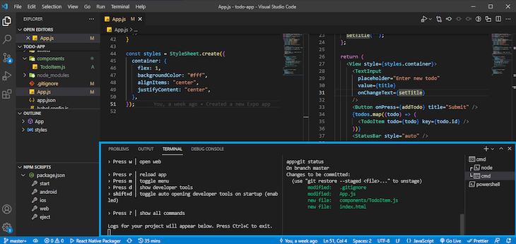 How to choose the best IDE for React Native - LogRocket Blog