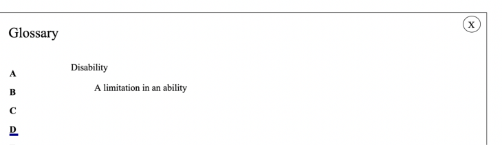 Building an accessible glossary in vanilla JavaScript - LogRocket Blog
