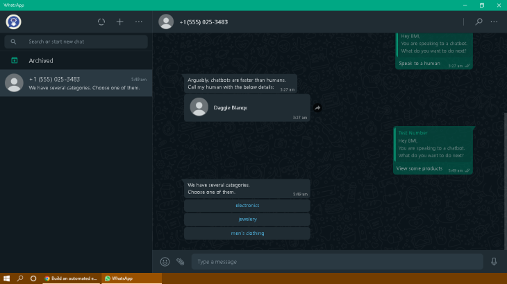 Build an automated ecommerce app with WhatsApp Cloud API and Node.js ...