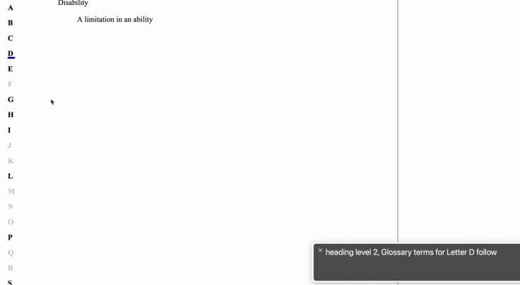 Building an accessible glossary in vanilla JavaScript - LogRocket Blog