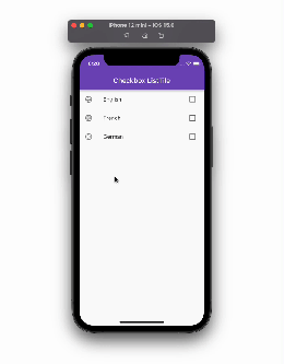 Flutter ListTile 