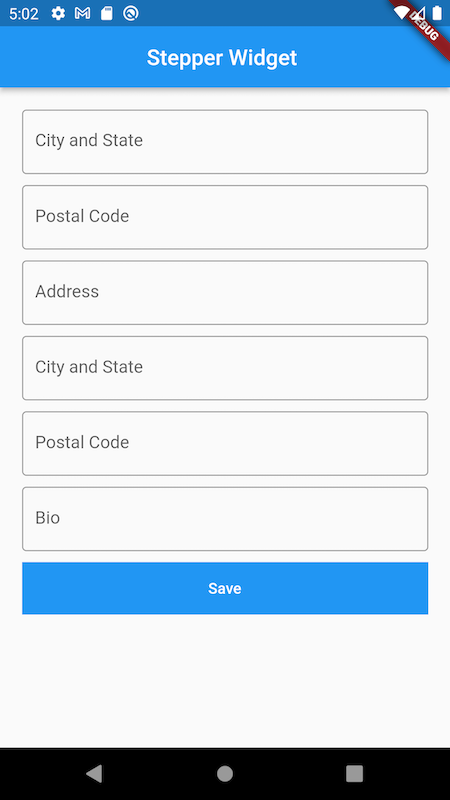 Creating a multi-step form in Flutter using the Stepper widget - LogRocket Blog