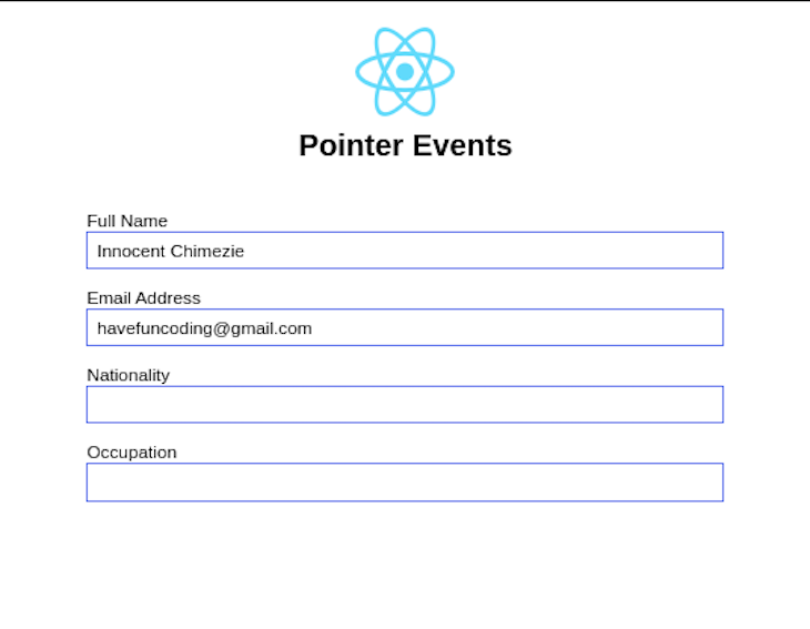 Using pointerEvents in React Native - LogRocket Blog
