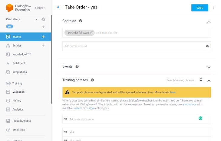 Building a chatbot with DialogFlow, Node.js, and React - LogRocket Blog