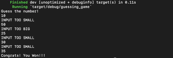Building a simple guessing game with Rust Rhai - LogRocket Blog