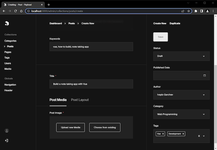 Using Payload CMS to build a blog - LogRocket Blog
