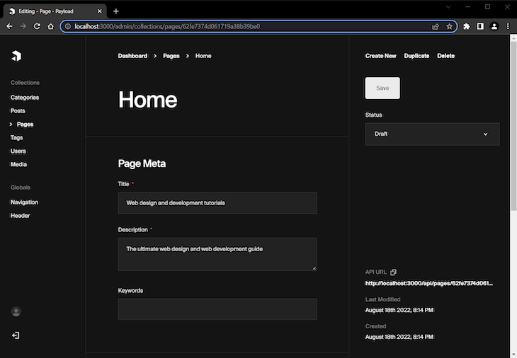 Using Payload CMS to build a blog - LogRocket Blog
