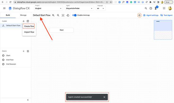 Create a React chat assistant with Dialogflow CX - LogRocket Blog