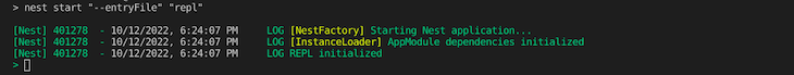 Using the NestJS REPL environment - LogRocket Blog