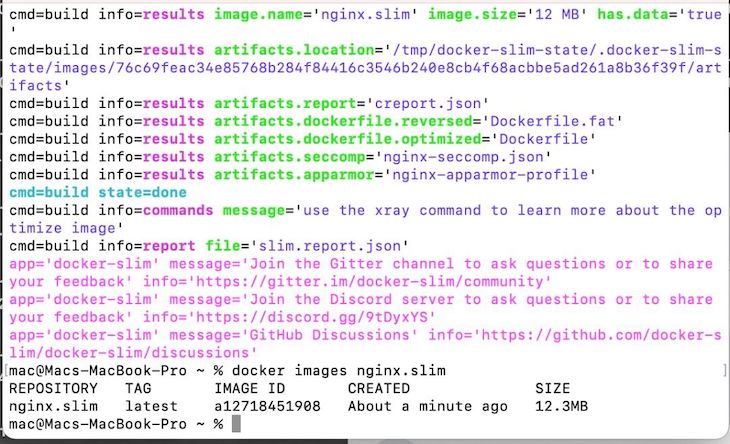 Using DockerSlim to minimize container image size - LogRocket Blog