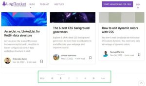Pagination vs. infinite scroll: Making the right decision for UX - LogRocket Blog
