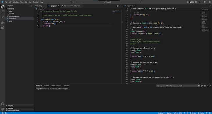 Using CodeGeeX as a GitHub Copilot alternative - LogRocket Blog