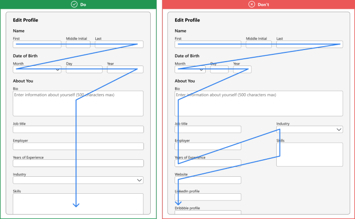 Better form design: UX tips, tools, and tutorial - LogRocket Blog