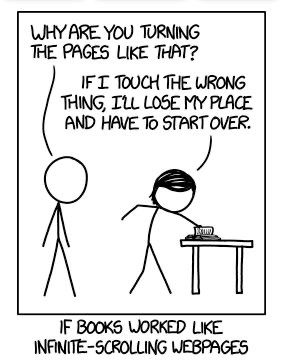 Pagination vs. infinite scroll: Making the right decision for UX ...