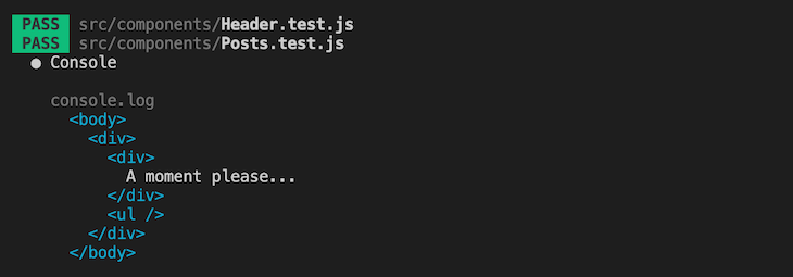 Using the React Testing Library debug method - LogRocket Blog