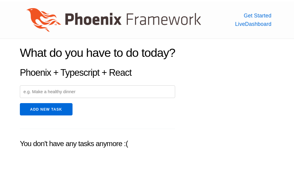 Create A To Do List App With Phoenix React And Typescript Logrocket