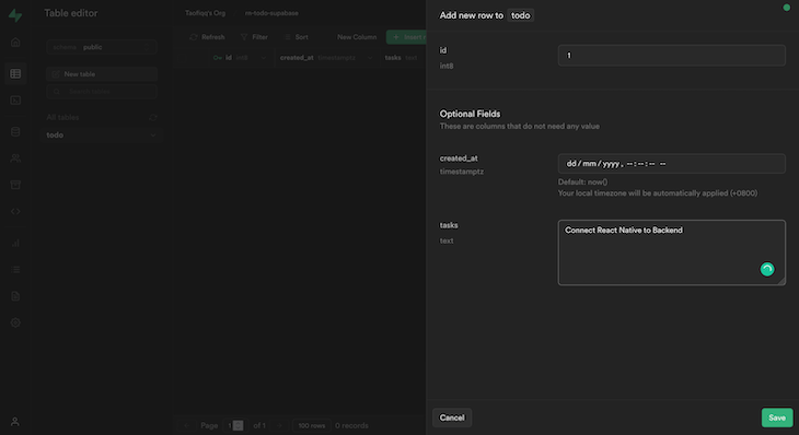 Choosing and connecting a React Native backend - LogRocket Blog
