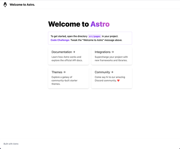 Building a multi-framework dashboard with Astro - LogRocket Blog