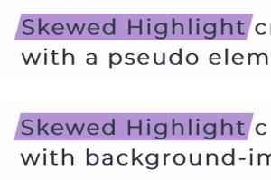 How to create a skewed highlight with CSS - LogRocket Blog