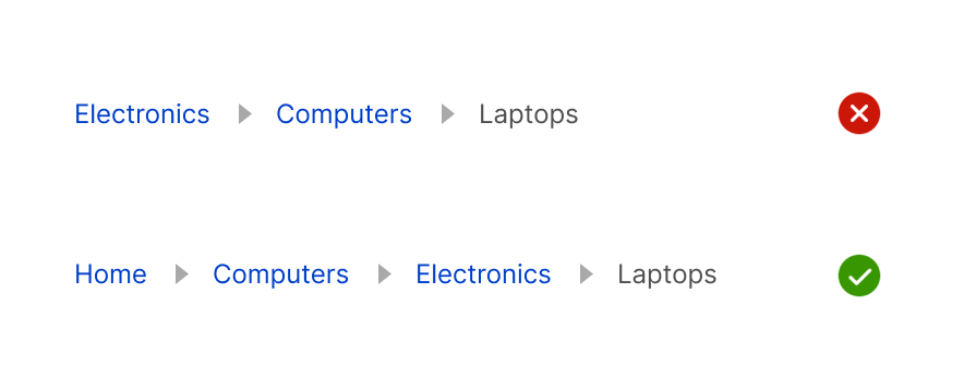 Can breadcrumbs replace back arrows in UX design? - LogRocket Blog